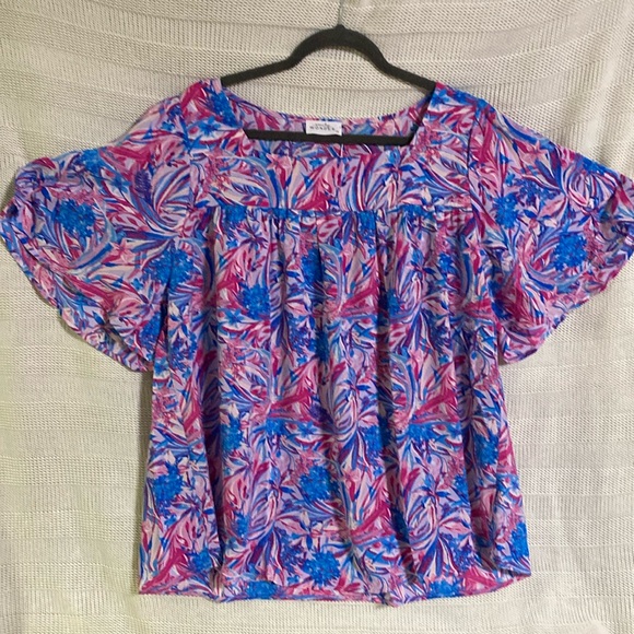 Emily Wonder | Tops | Emily Wonder X Square Neck Short Sleeve | Poshmark